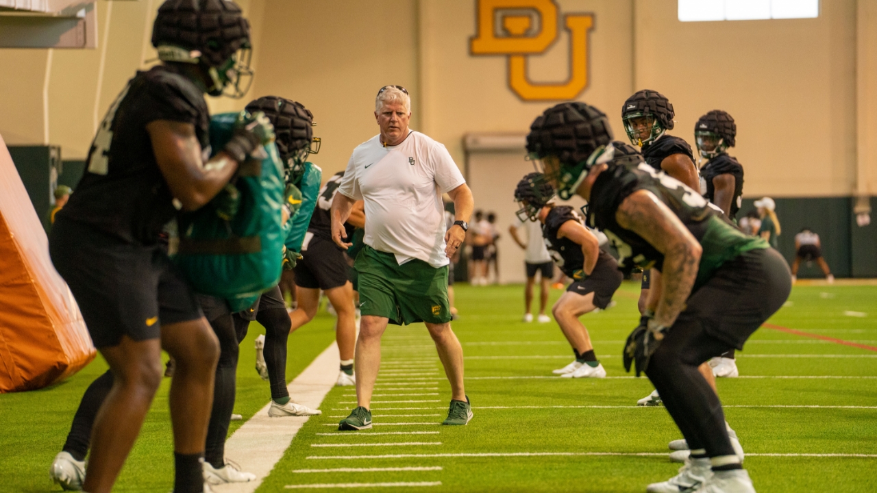 Baylor Defensive Coordinator Ron Roberts & Position Coach Ronnie Wheat ...